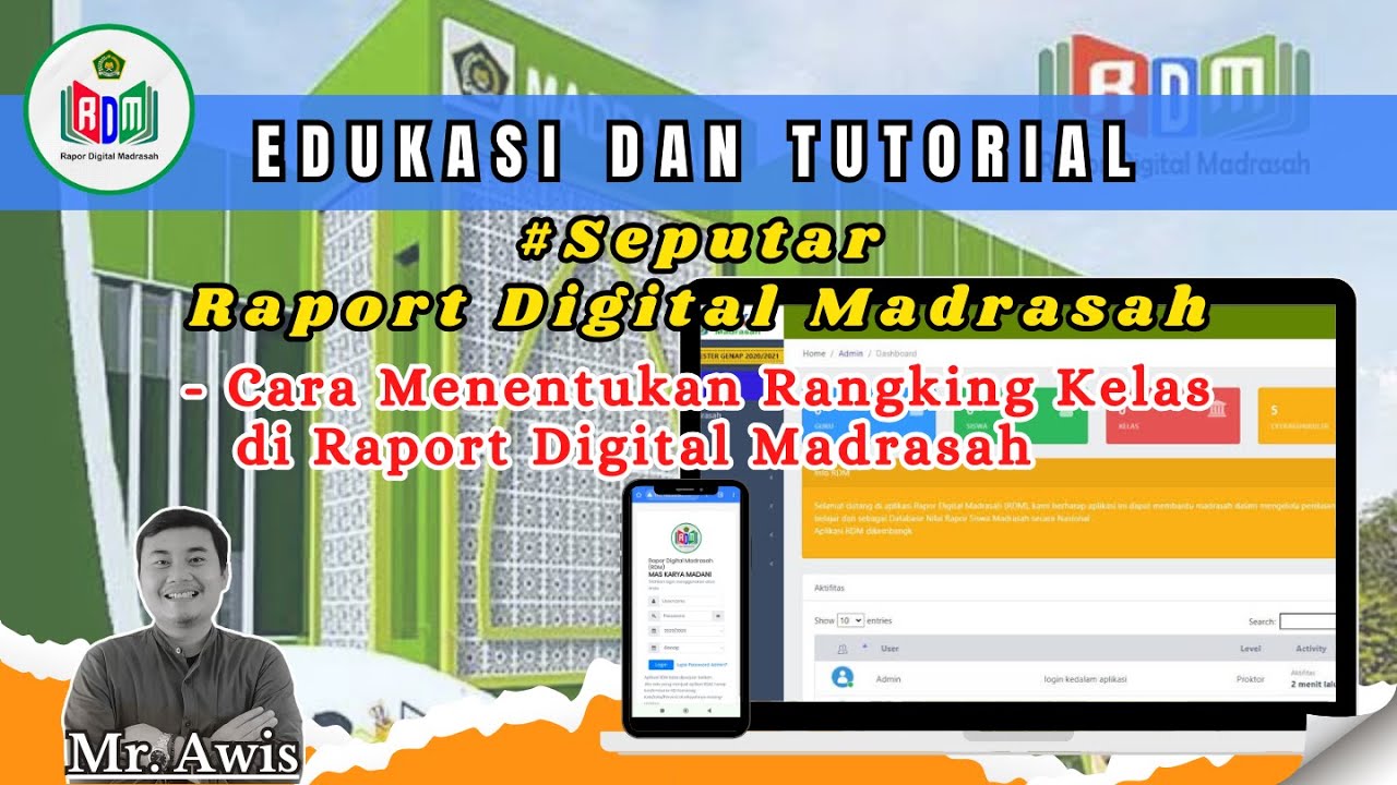 Cara Membuat Rangking Kelas | Aplikasi Raport Digital Madrasah (RDM ...