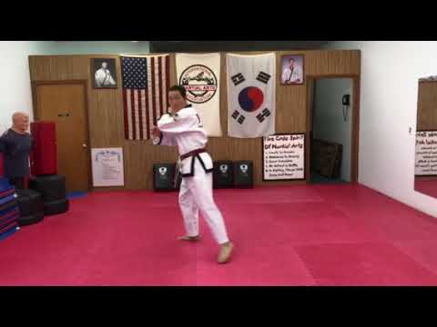 Tang soo do form 1 - YouTube