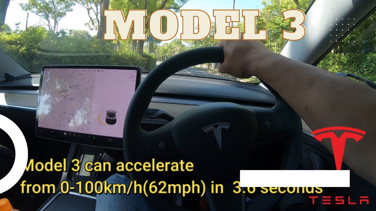 TESLA MODEL 3 smooth handling-POV driving - YouTube