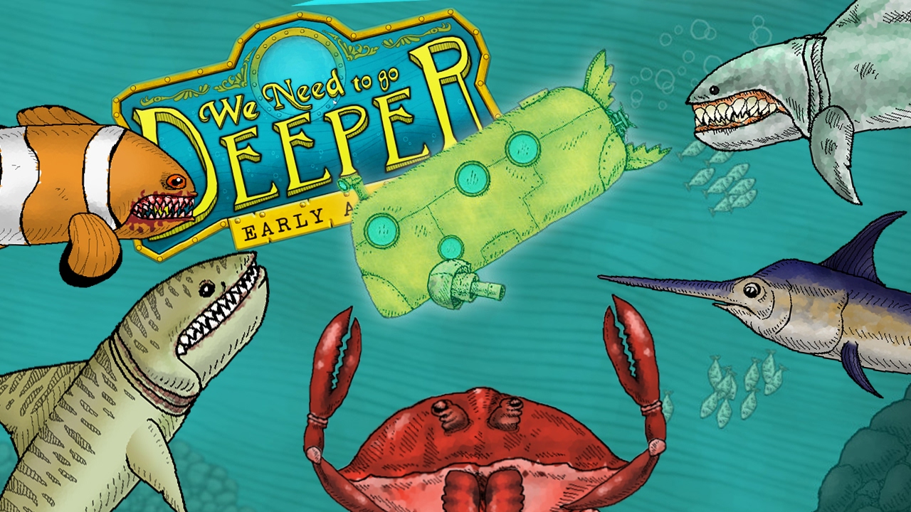 We Need To Go Deeper ~ SEA MONSTERS EVERYWHERE! ~ Let's Play We Need To ...