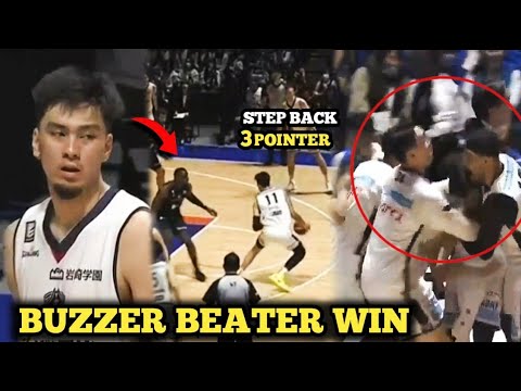 CLUTCH BASKET FOR THE WIN. Kai Sotto Step back 3 point. Iyak ang Kalaban! - YouTube