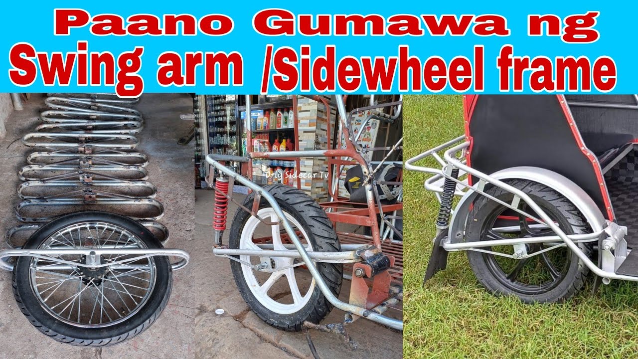 Paano Gumawa ng Swing Arm o Sidewheel Frame ng Sidecar?#diy#orly ## ...