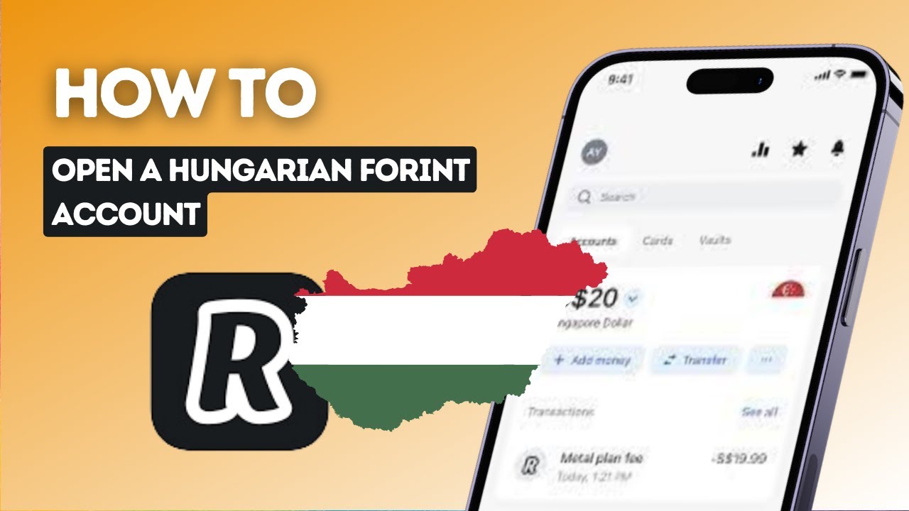 How to open a Hungarian forint bank account on Revolut? - YouTube