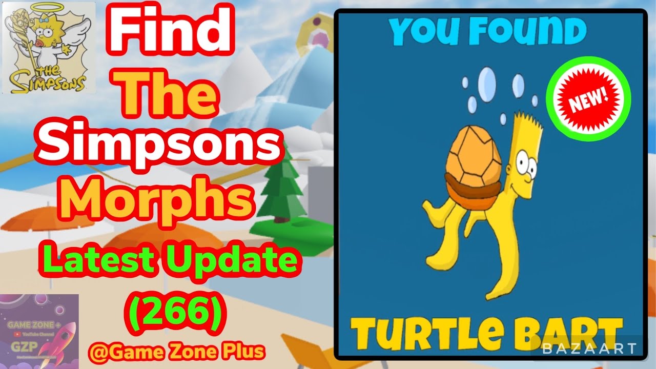 Get Turtle Bart Morph in Find the Simpsons morphs Game UPDATE 266 # ...