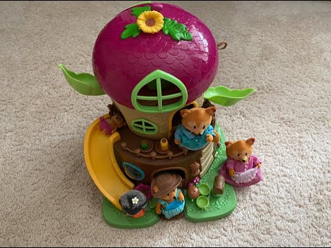 Li'l Woodzeez Acorn Treehouse and Fox Family Toy Unboxing - YouTube