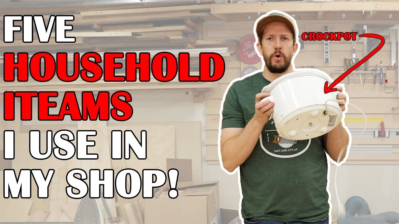 5 Household Products I Use In My Shop // The Poor Man's Guide - YouTube
