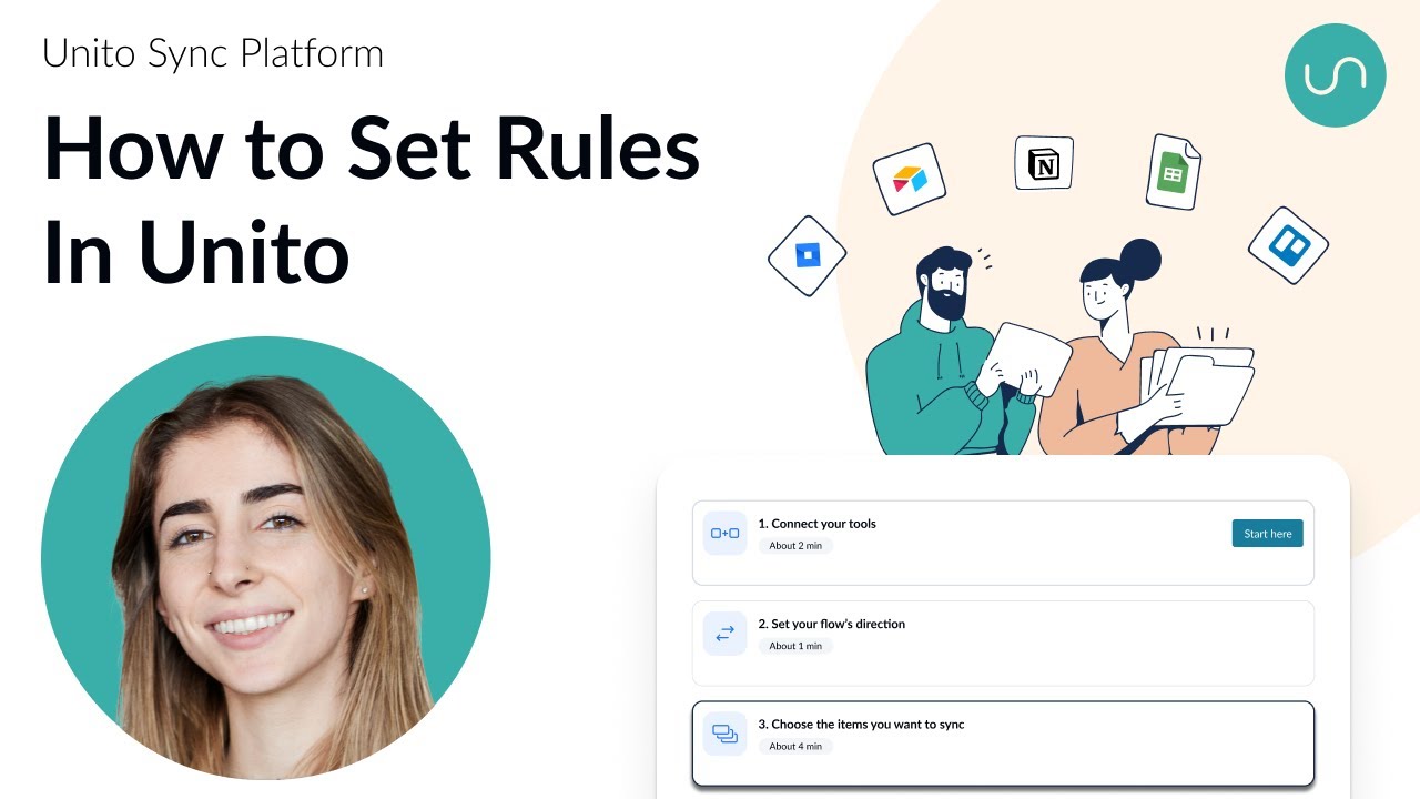 How to Set Up Rules in Unito - YouTube