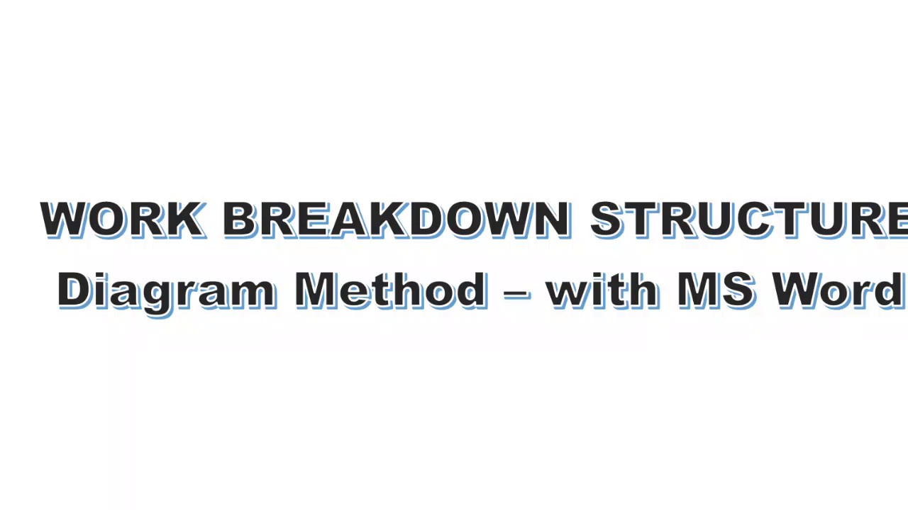 Fundamentals of Work Breakdown Structure - YouTube