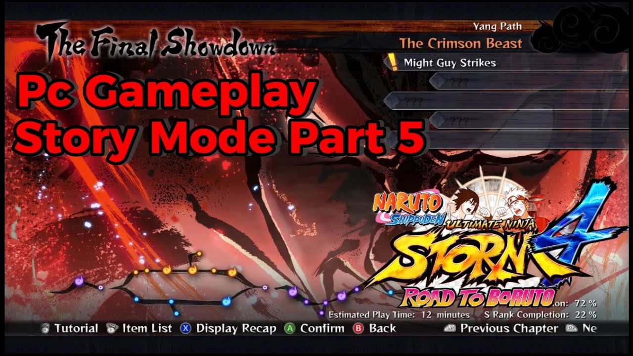 Naruto Shippuden Ultimate Ninja Storm 4 Part #5 | Story Mode Gameplay ...