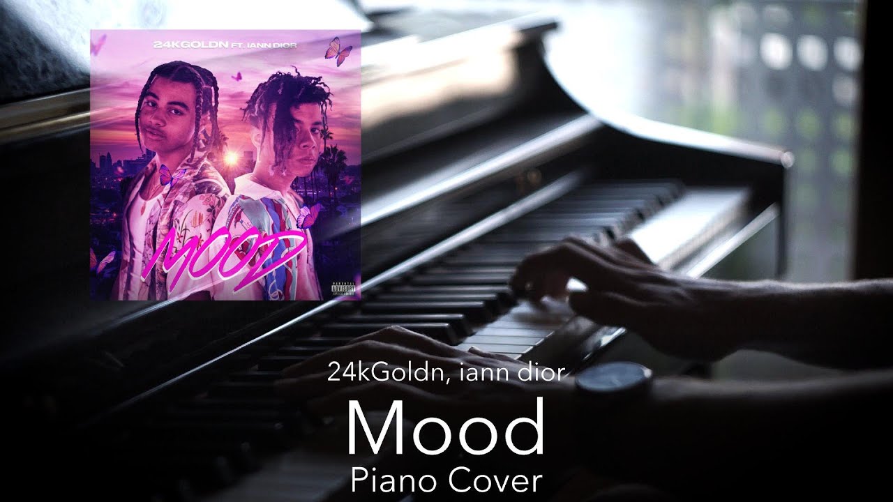Mood - 24kGoldn, iann dior PIANO COVER - YouTube