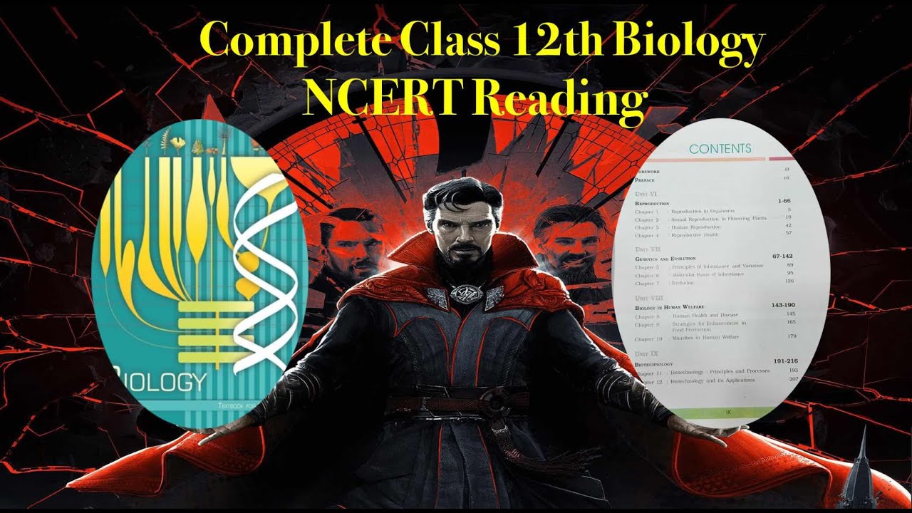 Complete Class 12th Biology| NCERT reading |NEET - YouTube