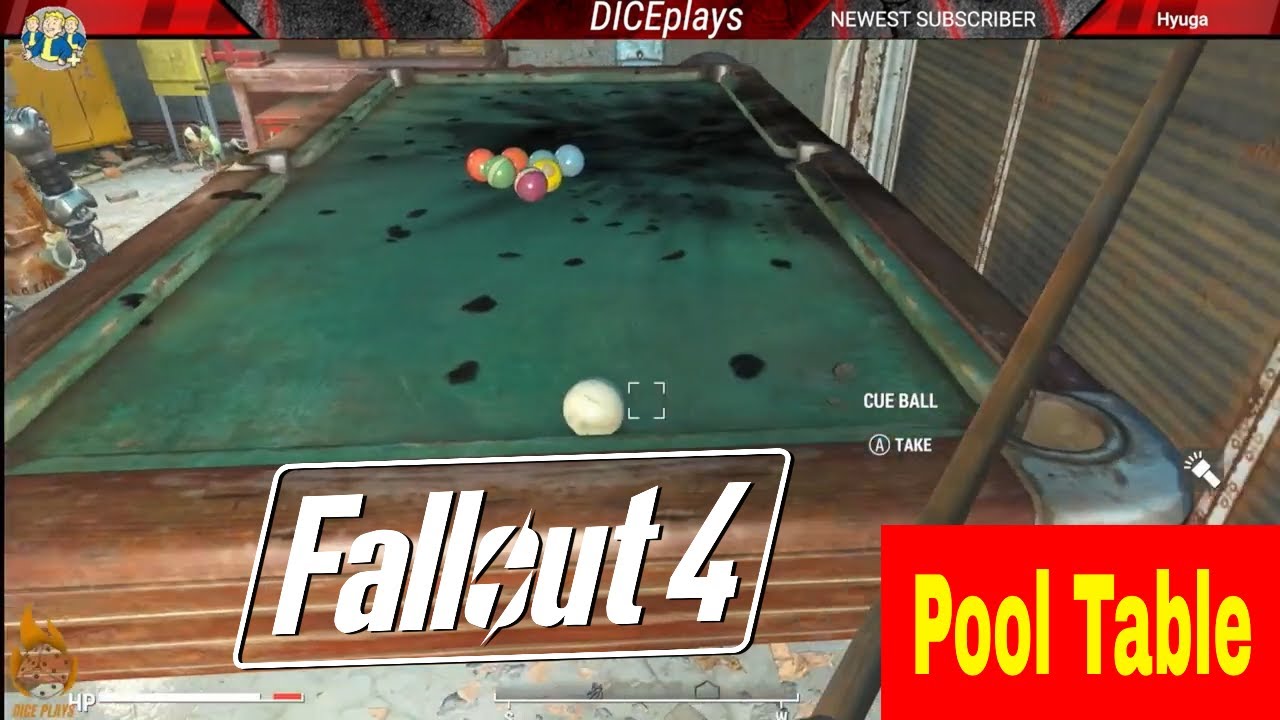 ☢ Fallout 4: Pool Table Decoration Tutorial • PC • PS4 • XBOX - YouTube