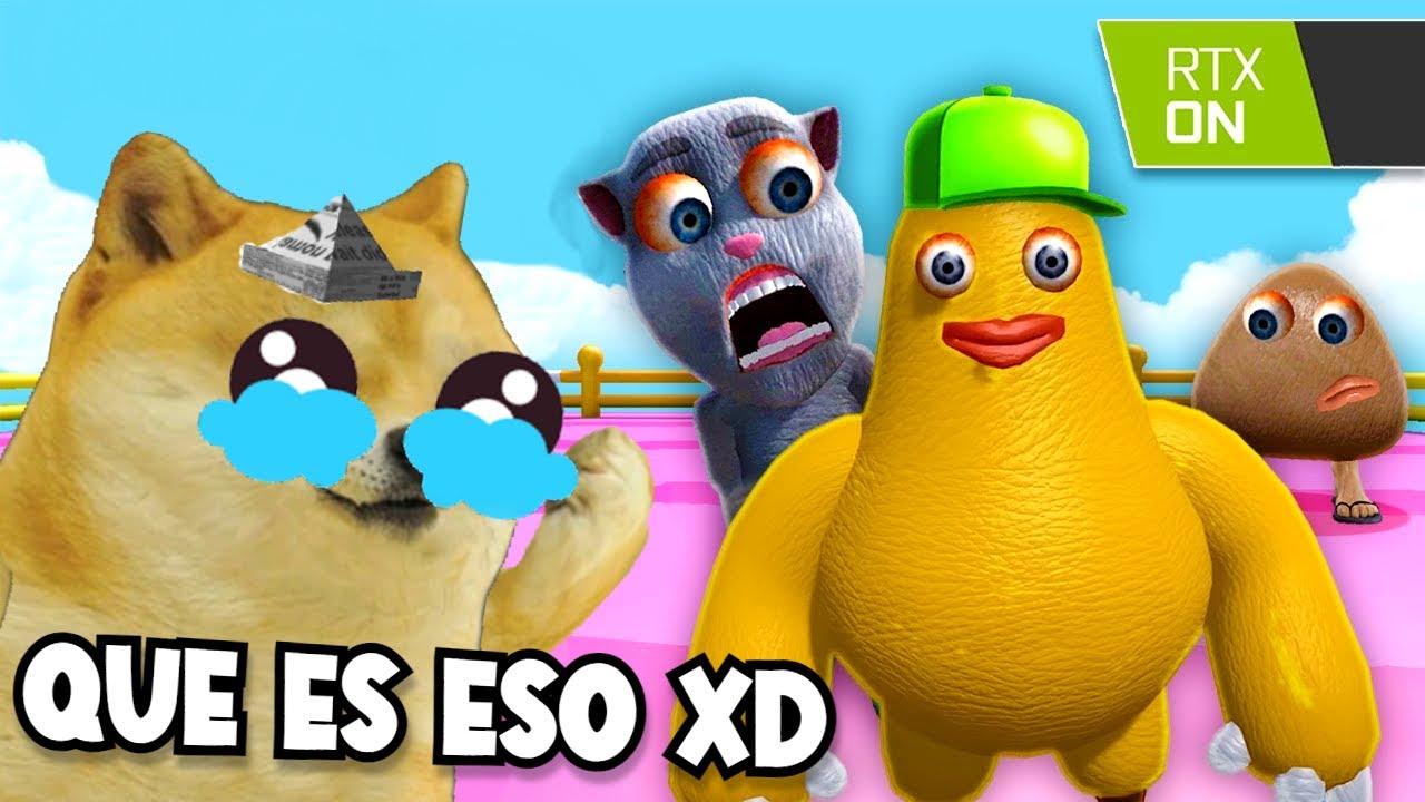 Probé STUMBLE GUYS CON RTX y en 24 HORAS (muy feo XD) - Juegos con ...