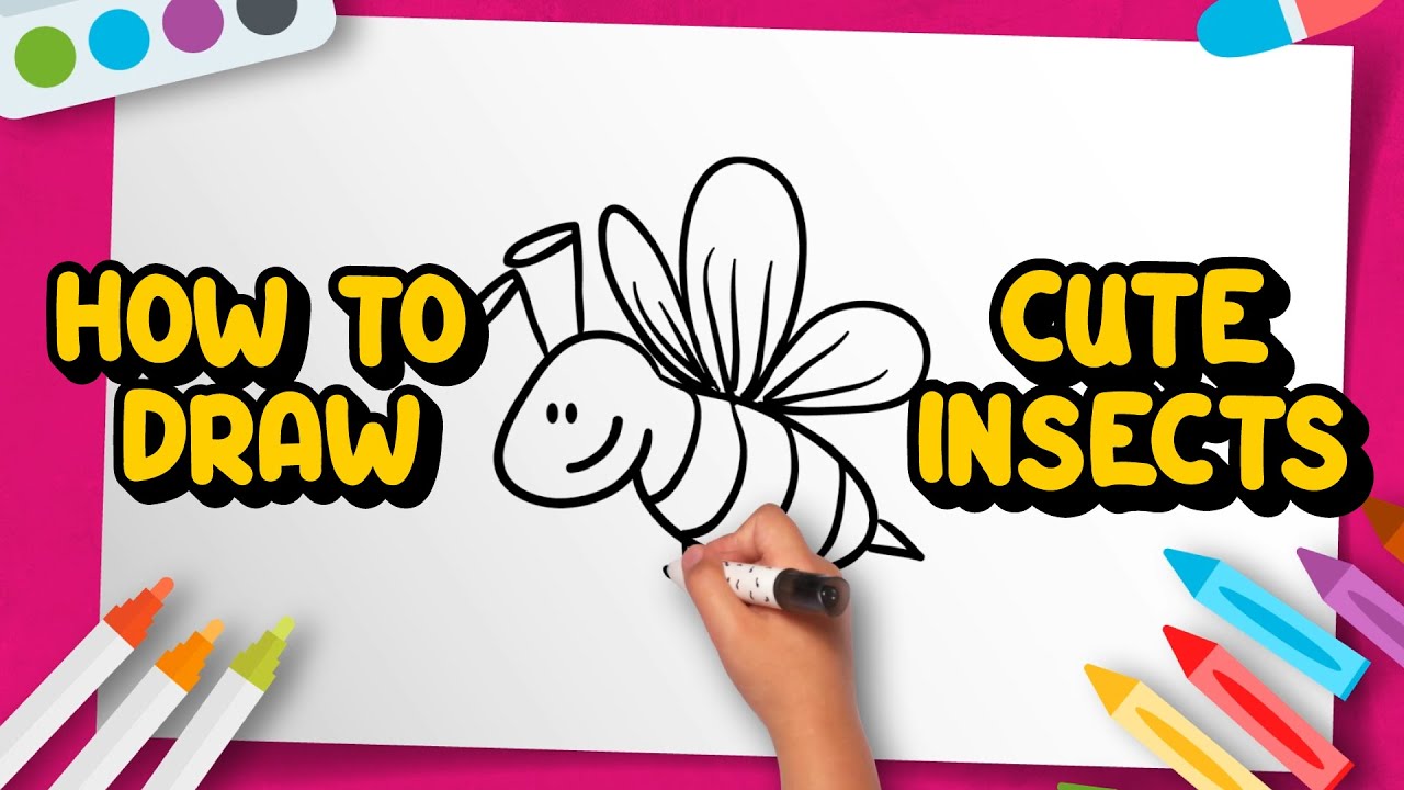 How to Draw Cute Insects #005 - YouTube