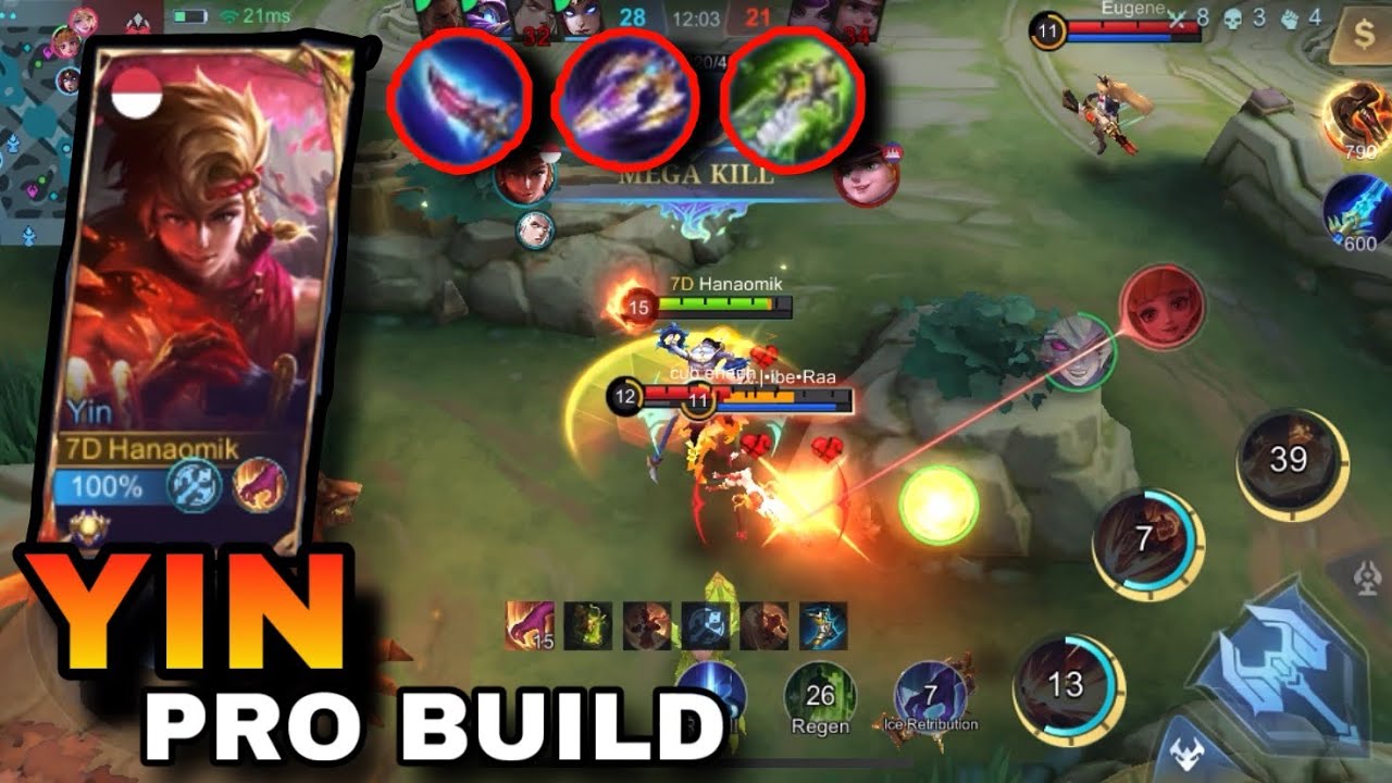 Yin Build Stands Against Healing Hero!! | Pro Build | Mobile Legends ...