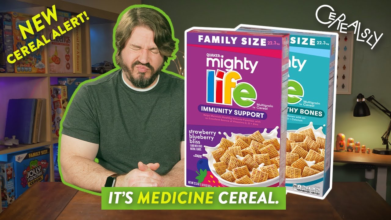 I Tried Mighty Life Cereal and it's GROSS - YouTube