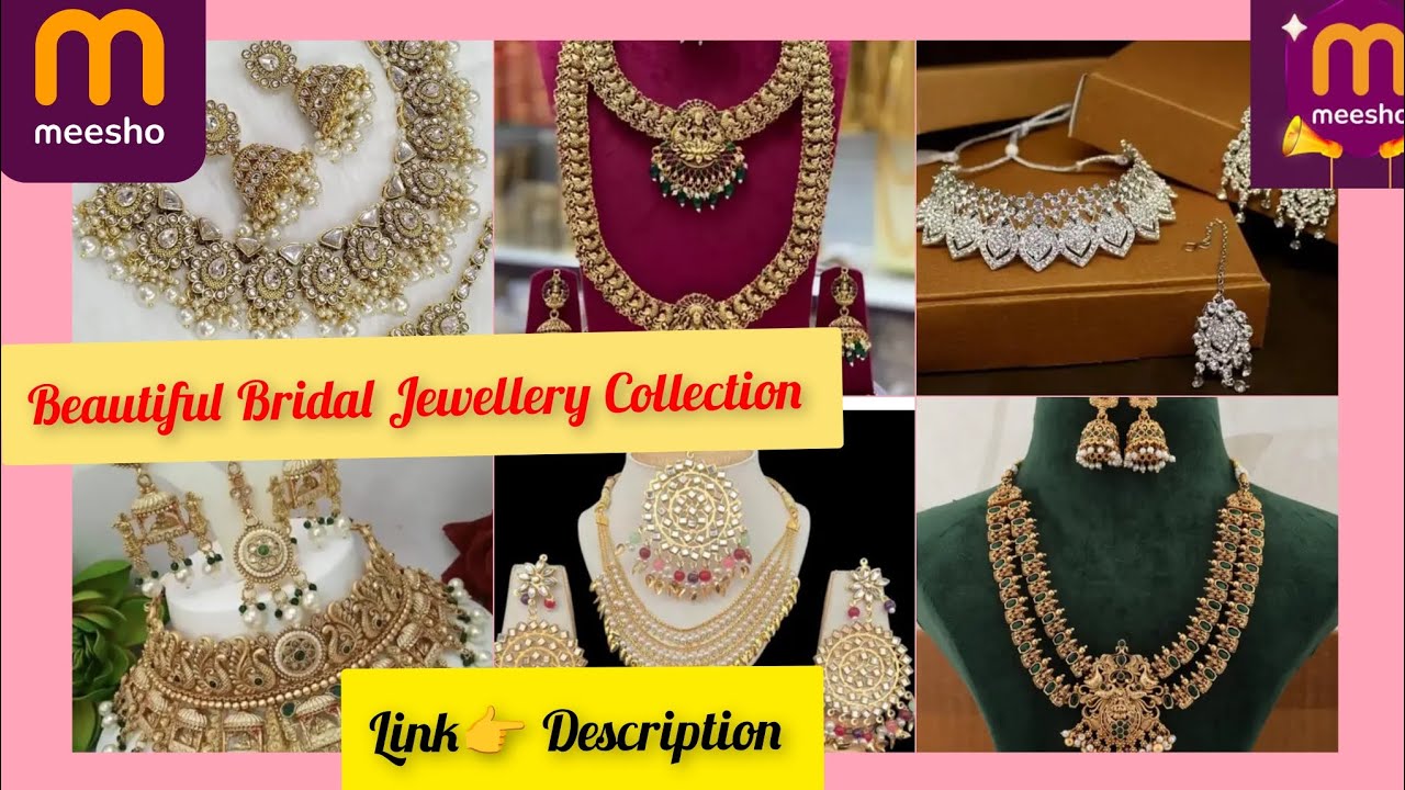 Beautiful Bridal Jewellery Sets From Meesho 🥰 Wedding Jewellery / New ...