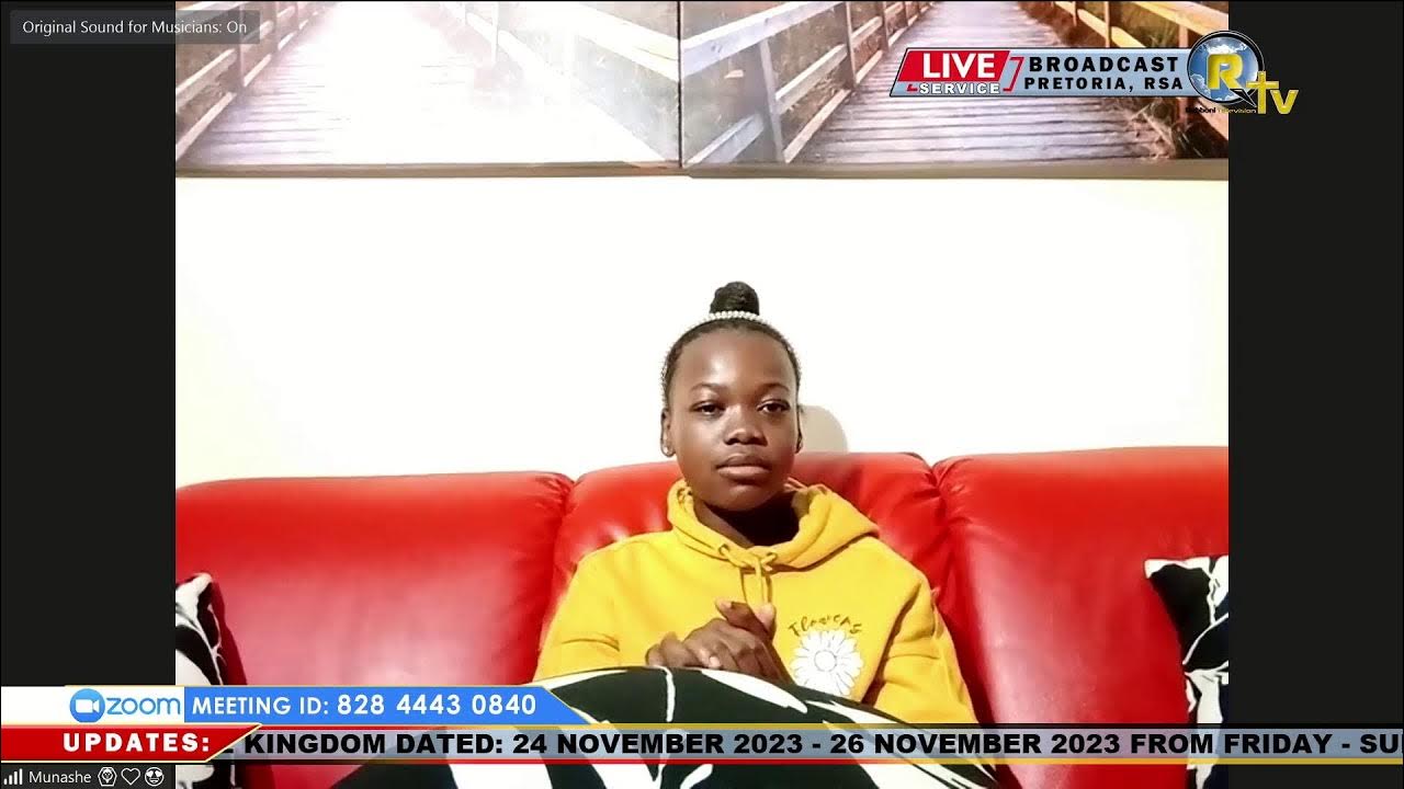 04 NOVEMBER 2023 SATURDAY LIVE BROADCAST SERVICE WITH PROF. LESEGO DANIEL AND SONS PART 1 - YouTube