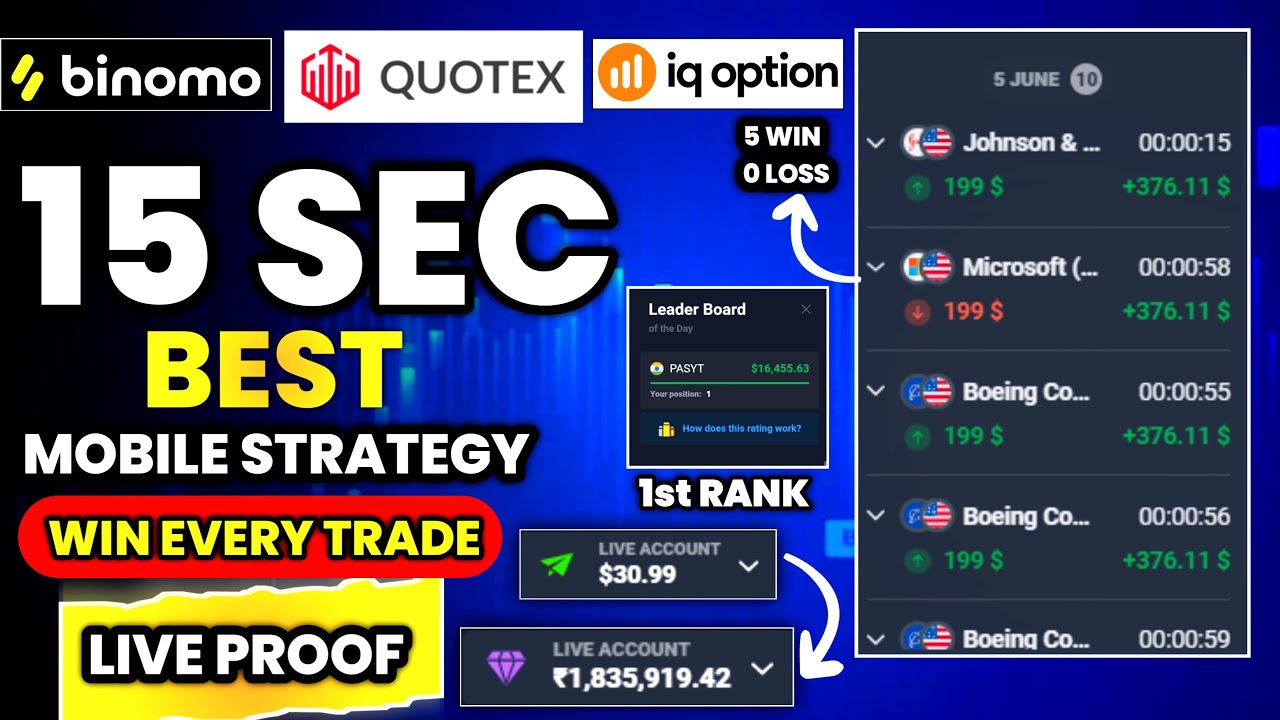 Quotex 100% Working 15 Sec Strategy🥵🤑 || How To Win Every Trade in ...
