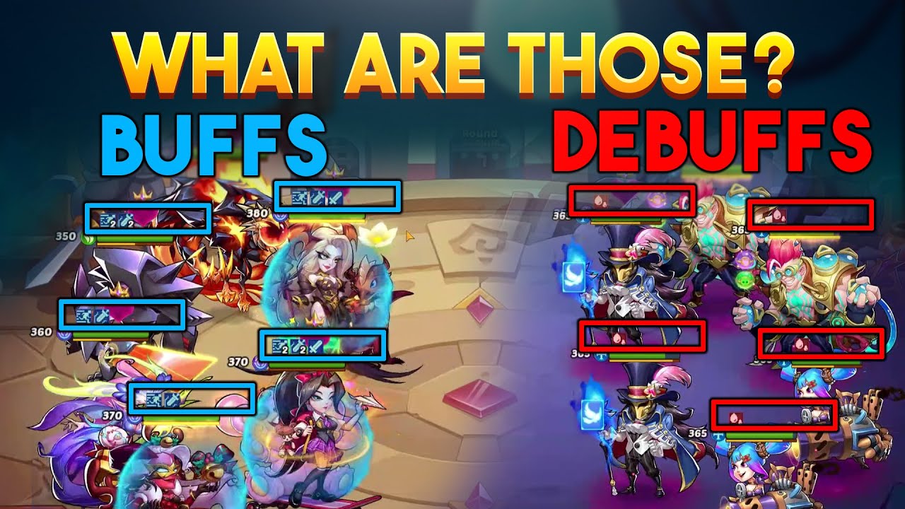 Idle Heroes Status Icons and Bars Guide (Buffs and De-Buffs)! - YouTube