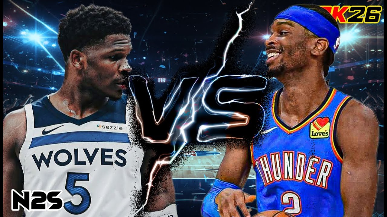 Wolves vs Thunder Full Game - Realistic 4K | NBA 2K26 - YouTube