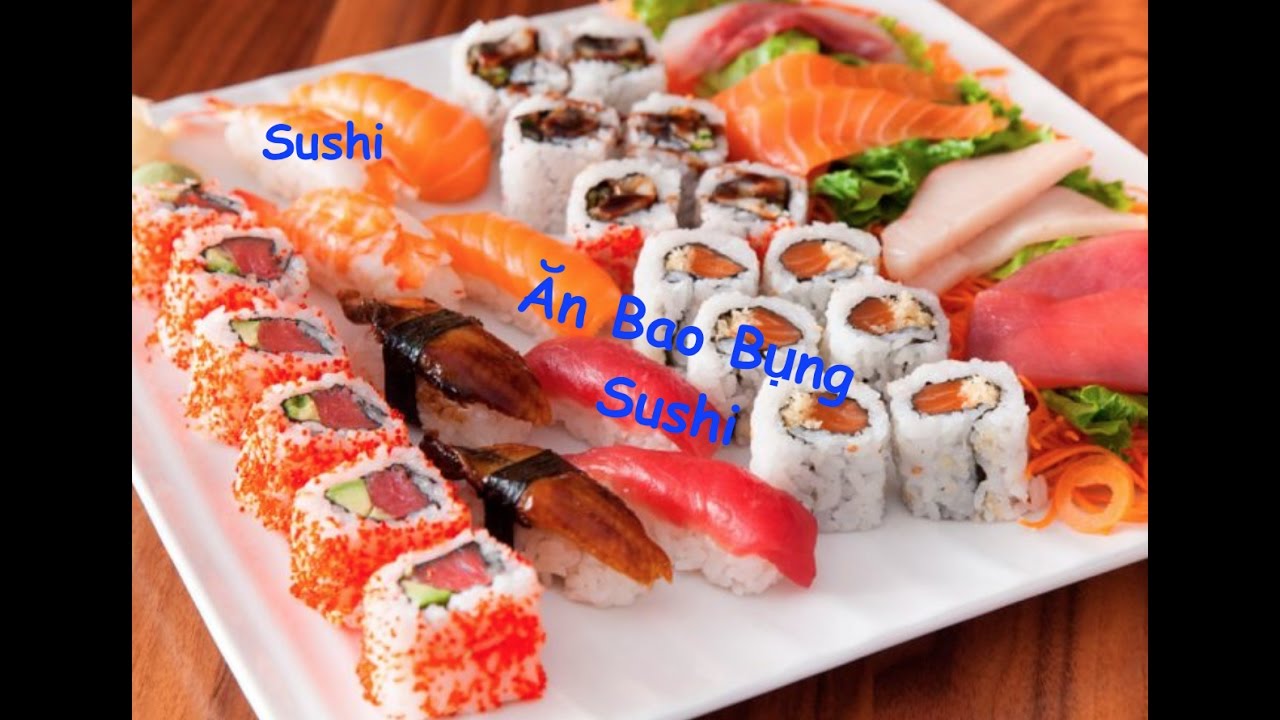 Ăn Sushi Buffet ở Mỹ -TATAMI - YouTube