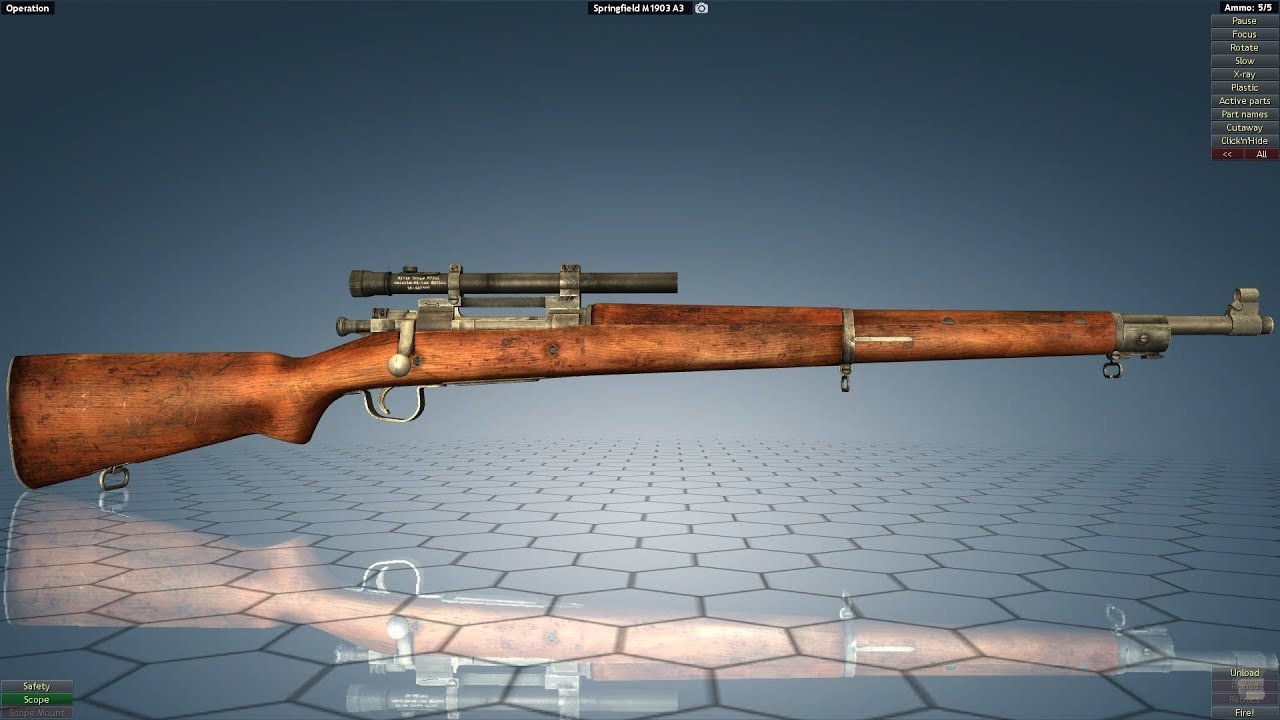 M1903 SPRINGFIELD: DISASSEMBLY & ASSEMBLY ("Saving Private Ryan" Sniper ...