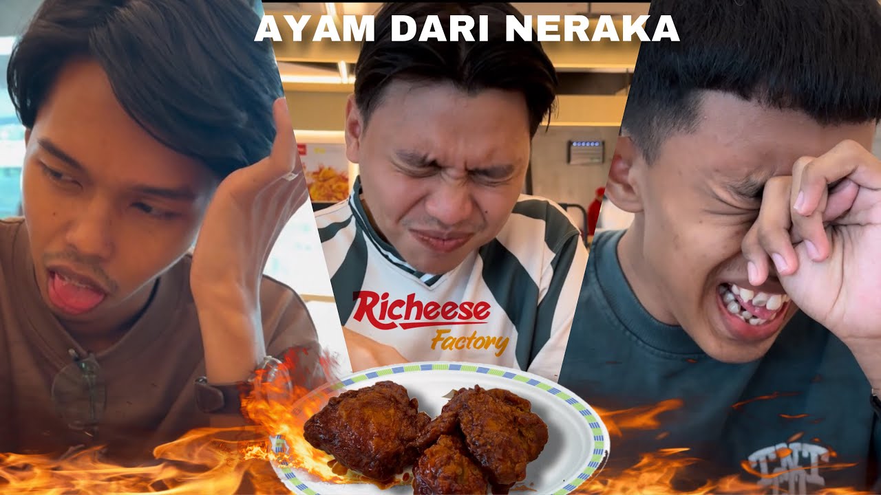 CABARAN MAKAN AYAM RICHEESE TAHAP PALING PEDAS!!!! (ft FAIQ FREESTYLE ...