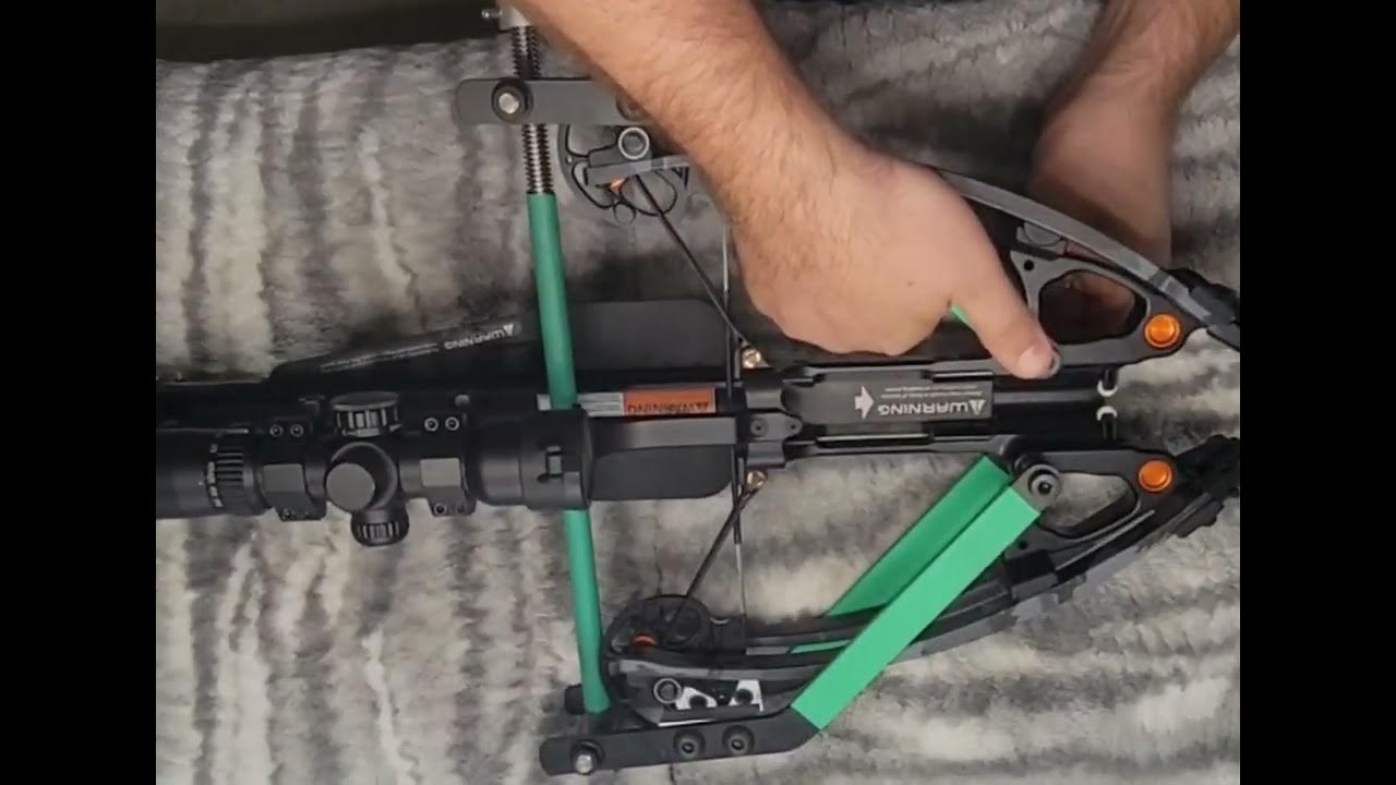 Portable press for Ravin Crossbow - YouTube