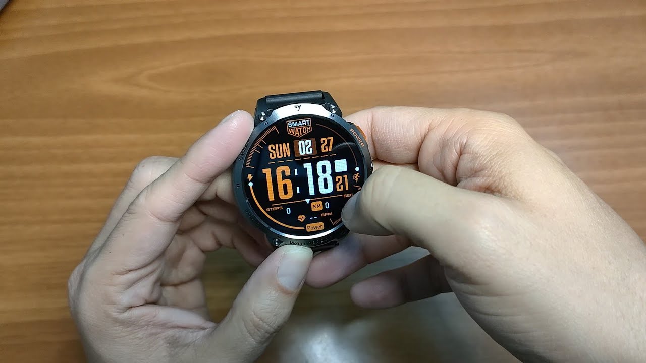 K68 Smartwatch unboxing and quick menu view - YouTube