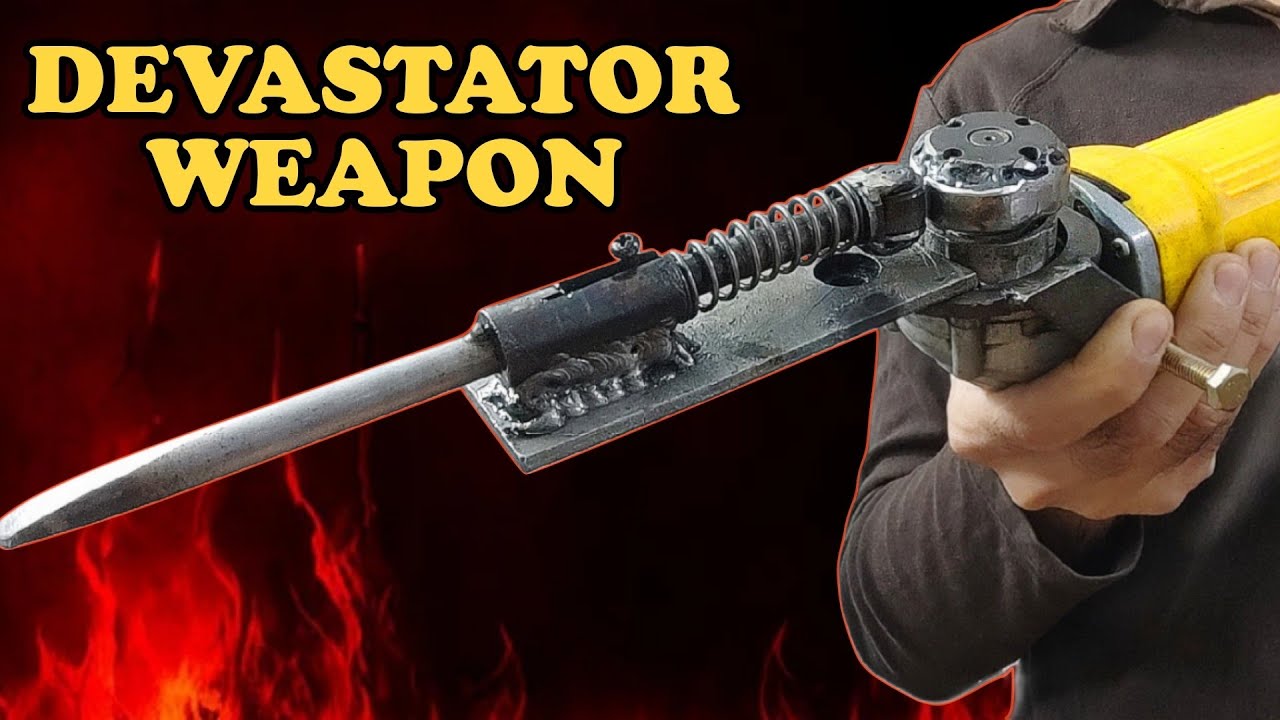 Breakthrough Idea: DIY demolition weapon I Angle Grinder Hacks - YouTube