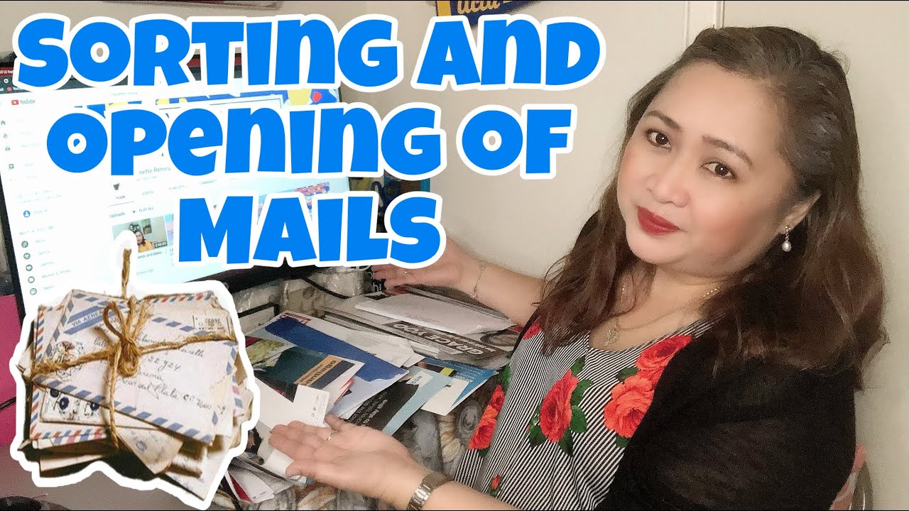 Sorting and Opening of Mails - YouTube