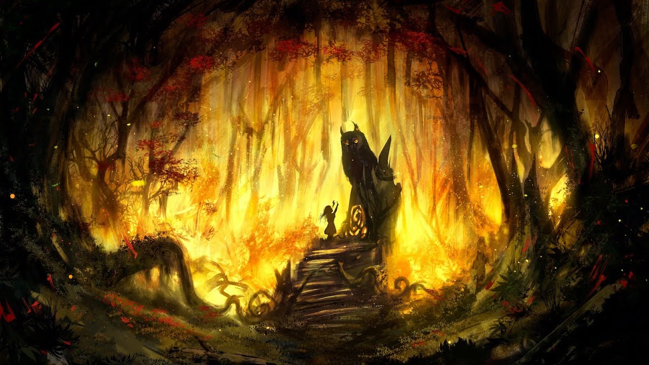 Relaxing Halloween Music - Spooky Autumn Forest ★427 - YouTube