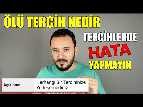 LGS Tercihleri | ÖLÜ TERCİH NEDİR ? Tercihlerde Hata Yapmayın !