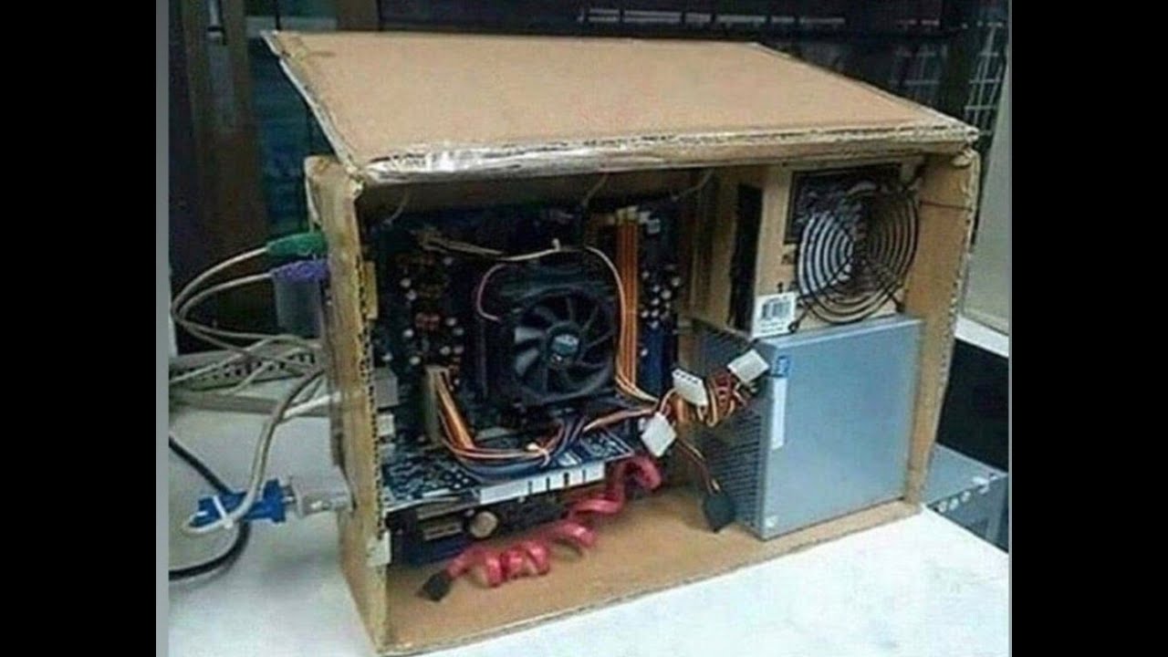 I made a computer out of cardboard! - YouTube