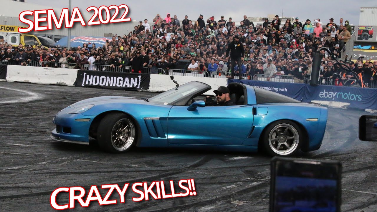 C6 Corvette Drifts Perfectly - SEMA 2022 - YouTube