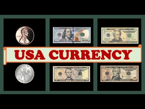 US Currency Flashcards for Kids | Learn about US Currency | Talking ...