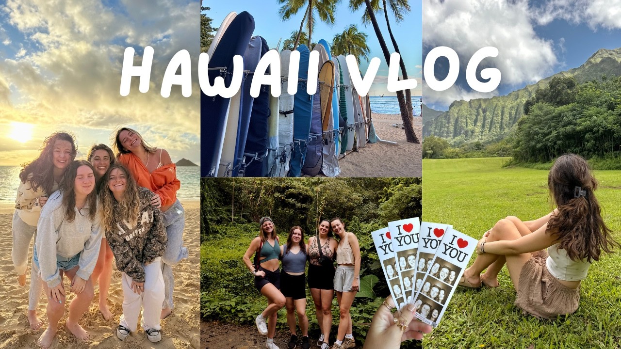 HAWAII TRAVEL VLOG: oahu, beach hopping, north shore with my best ...