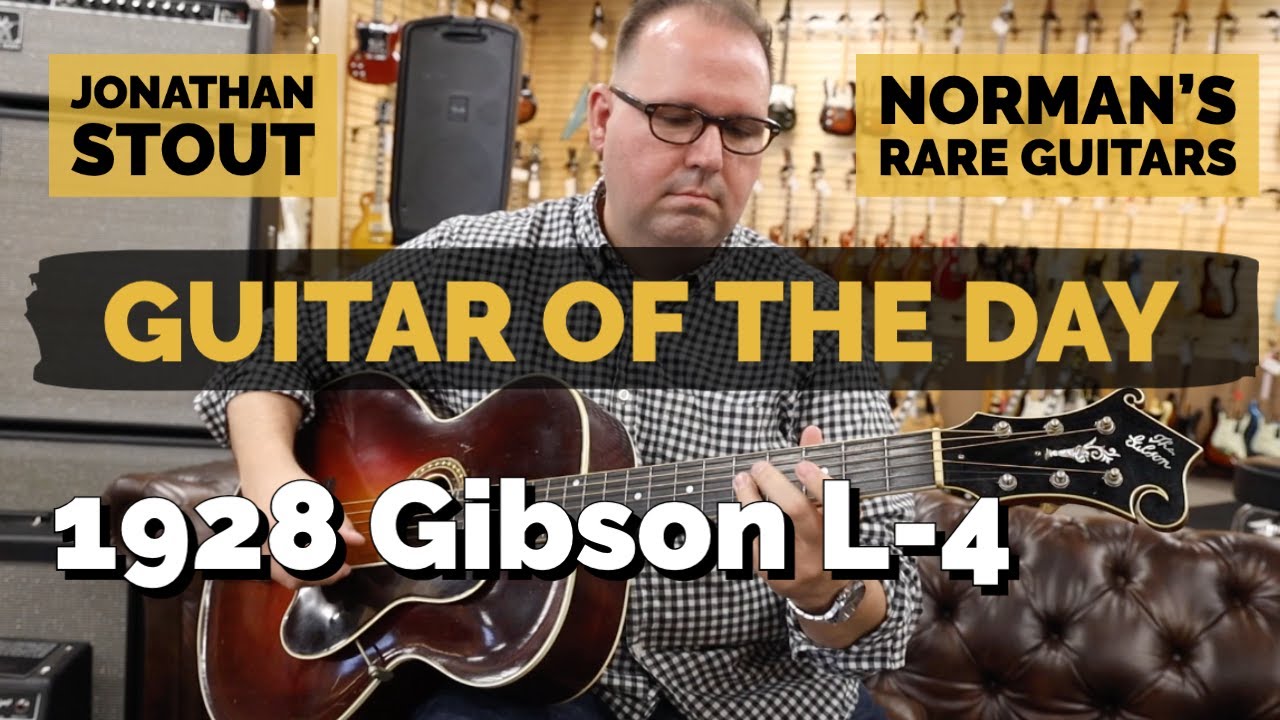 Guitar of the Day: 1928 Gibson L-4 Sunburst | Jonathan Stout at Norman ...