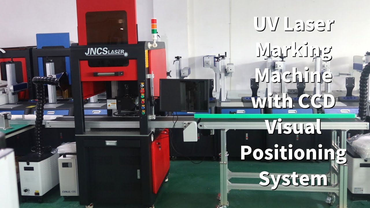 how to use enclosure uv laser marking machine with CCD visual ...