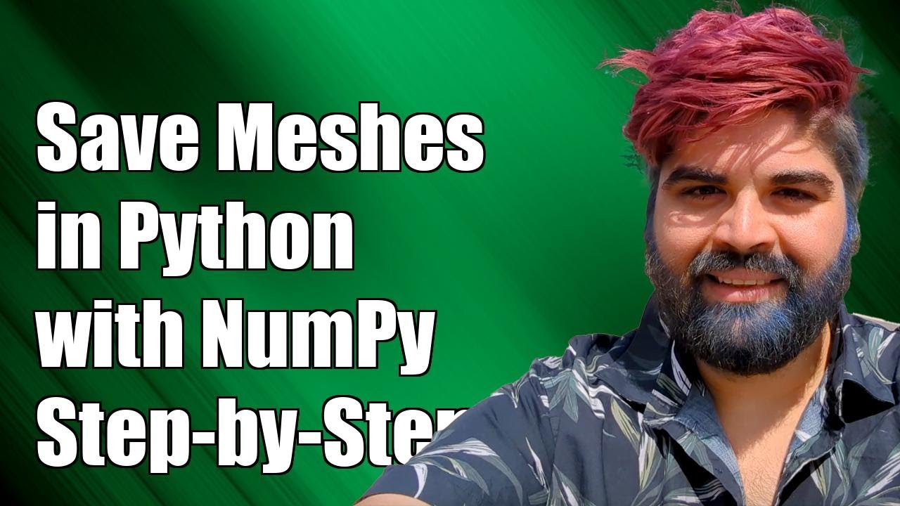 How to Save Multiple Meshes in Python with NumPy-STL: A Step-by-Step Guide - YouTube