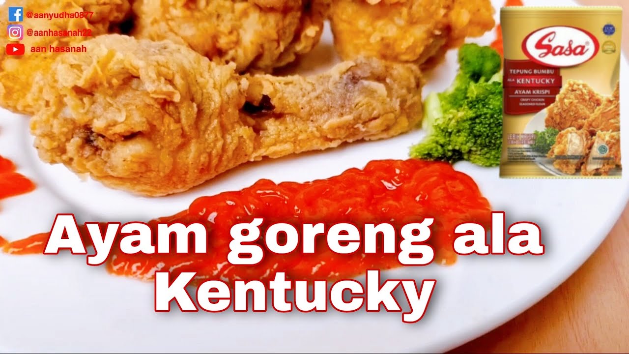 Akhirnya ketemu Tutorial dan tips ayam goreng ala KFC spy luarnya crispy & dalamnya matang ...
