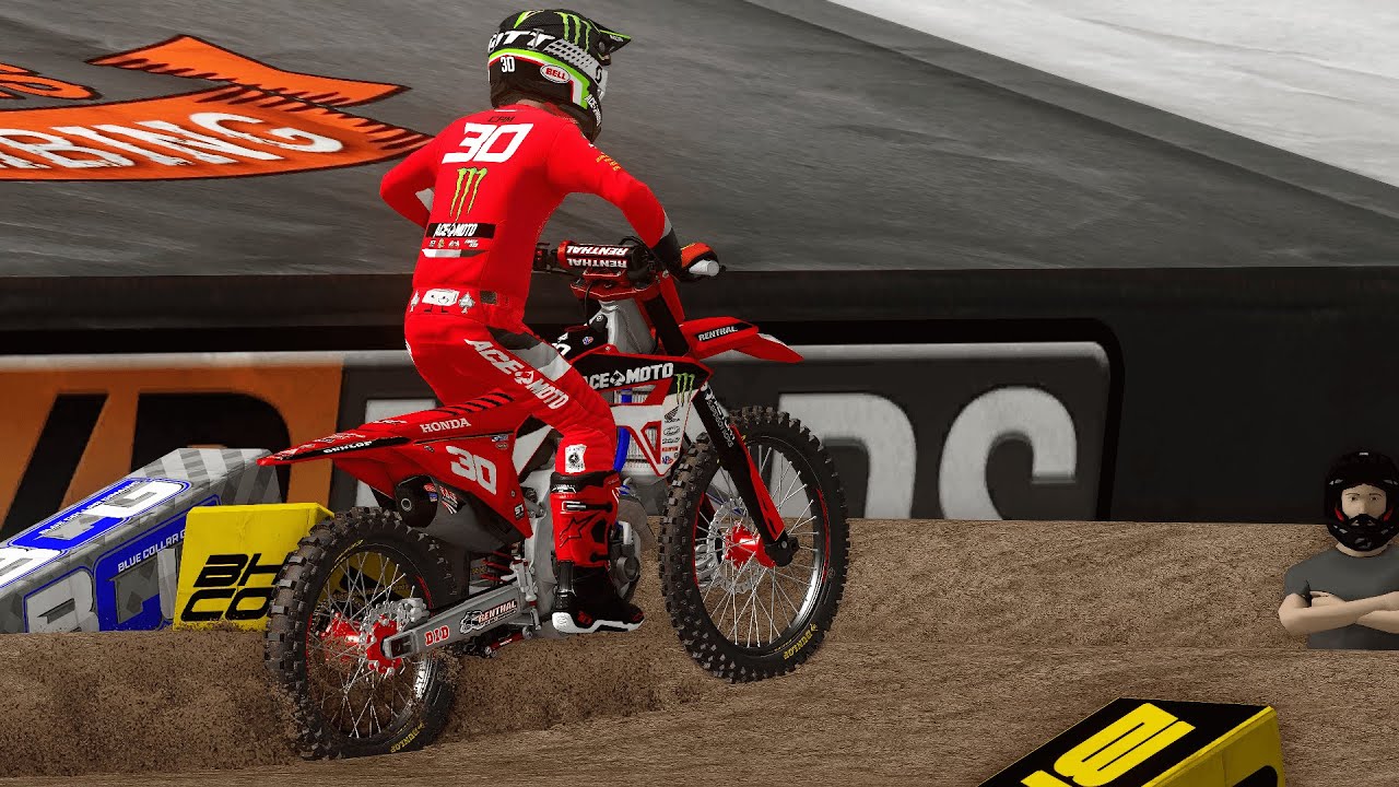 Aerial Sx Round 1 Fast Lap (With Da Red Plate) - YouTube