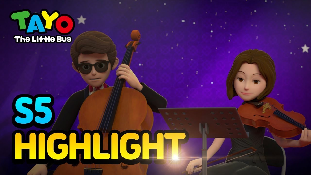 Tayo English Episode Highlight l Peanut gets to meet the musician! l ...
