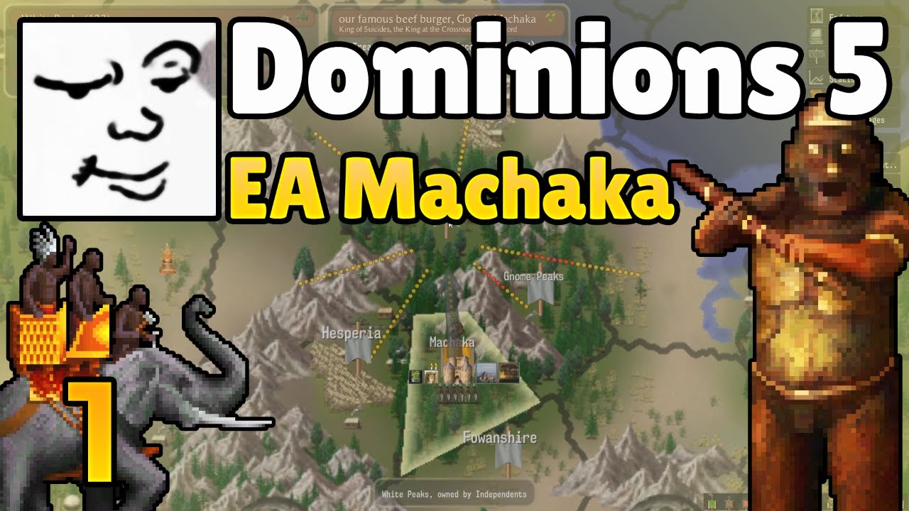 Dominions 5 | EA Machaka, Turn 1-3 | Mu Plays - YouTube