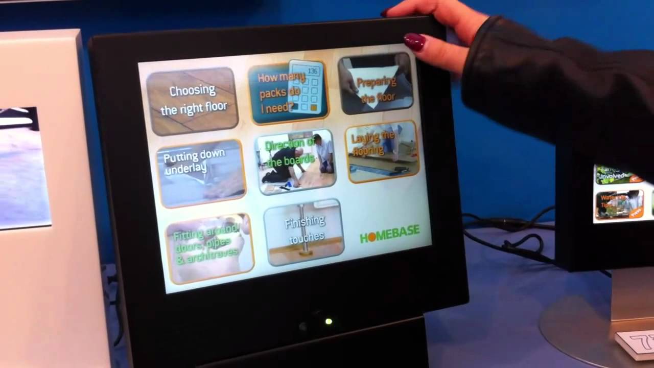 Crystal Display CDS Touchscreen Media Player Demonstration - YouTube