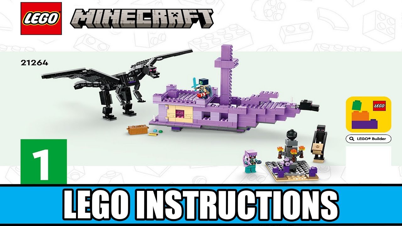 LEGO Instructions - Minecraft - 21264 - The Ender Dragon and End Ship ...