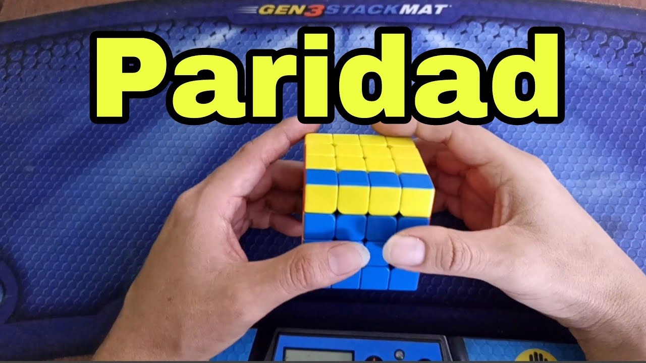 Cómo Resolver la Paridad en el Cubo 4x4 Rubik's Revenge - YouTube
