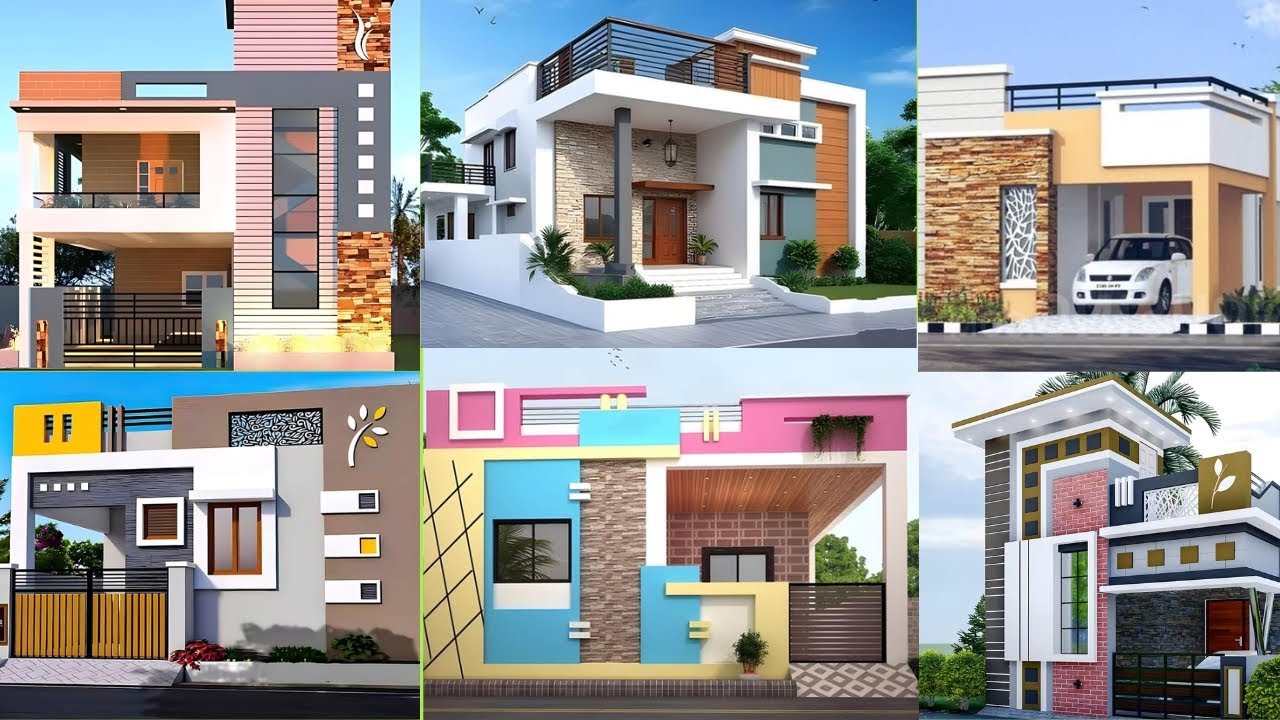 100+ Font Elevation Designs For Small House #frontelevationdesign # ...