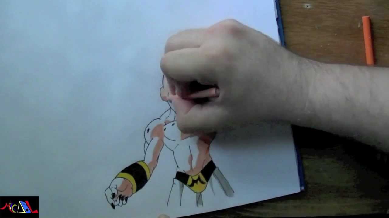 Dibujando a: Kid Boo (Dragon Ball Z) - YouTube